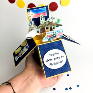 Philippines Travel Reveal Card: Family Vacation Surprise - Etsy
