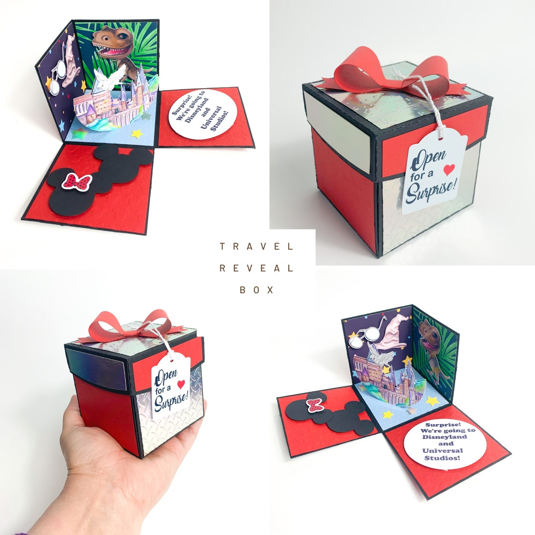 Vacation Reveal Box, Travel Surprise Box, Surprise for Children, Travel ...