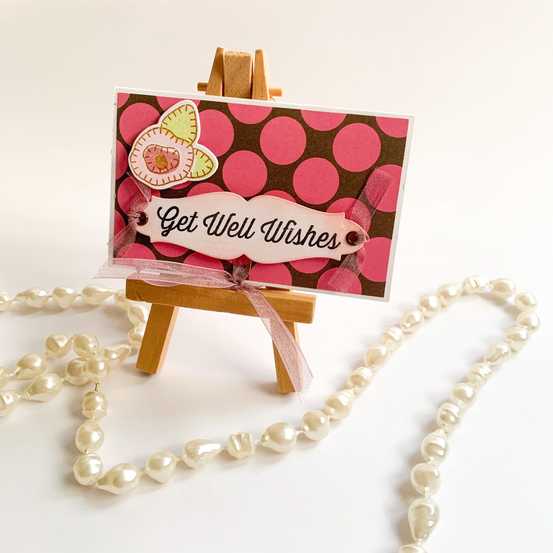 Handmade Get Well Wishes Gift Card Holder: Scrapbook Paper Envelope - Etsy