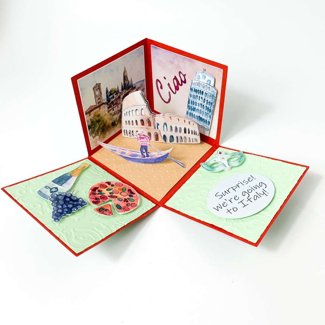 Italy Travel Reveal Box, Surprise We Are Going to Italy, Vacation ...