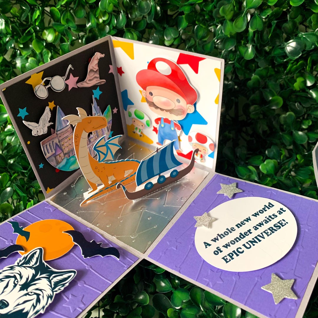 Universal Epic Universe Travel Reveal Box, Family Vacation Surprise ...