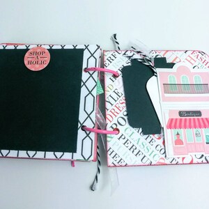 Mini Album Scrapbook, Best Friend Gift, Premade Album, Fashion Girl ...