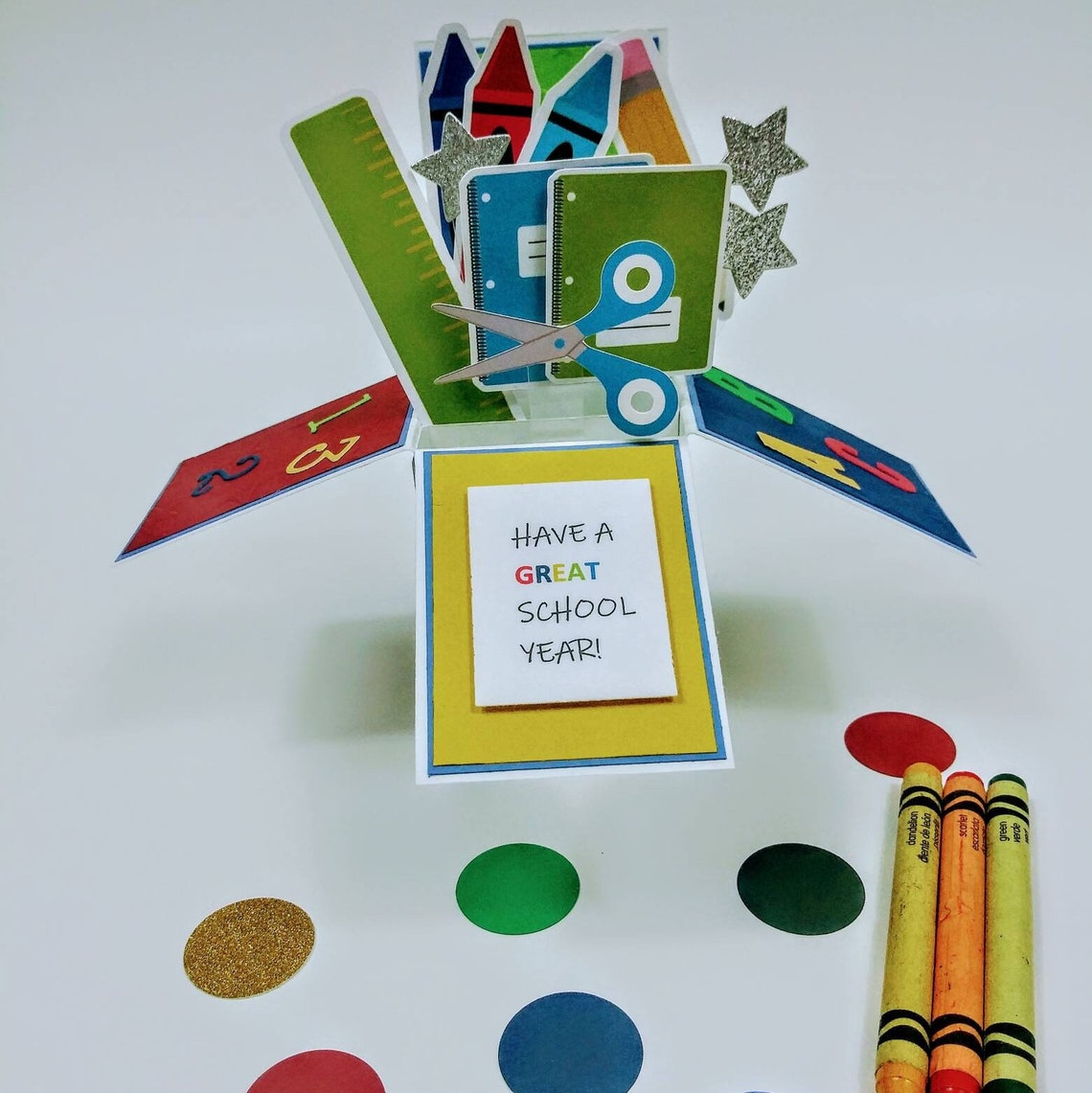 Have a great school year card grandson card back to school | Etsy