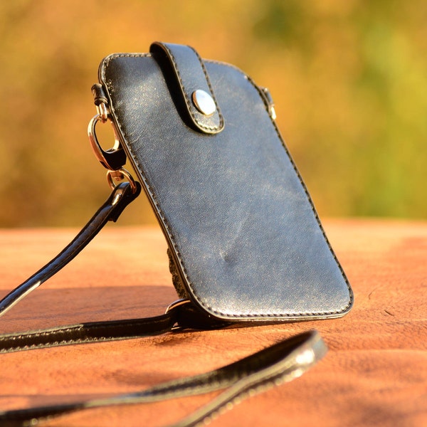 Leather Neck Pouch - Etsy