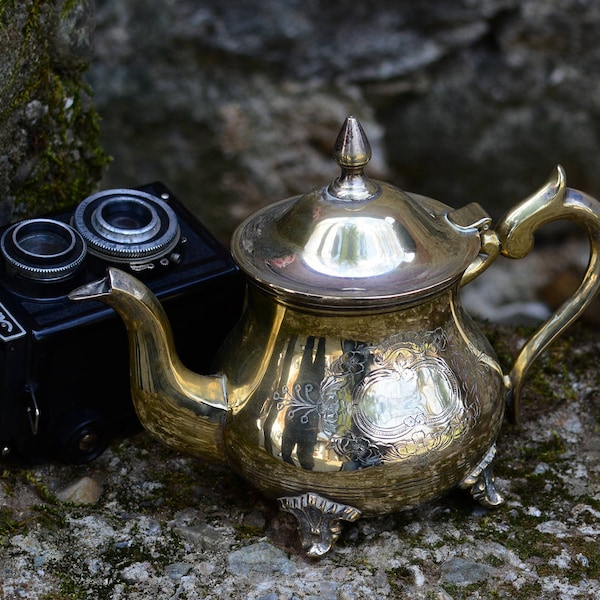 Brass Teapot - Etsy