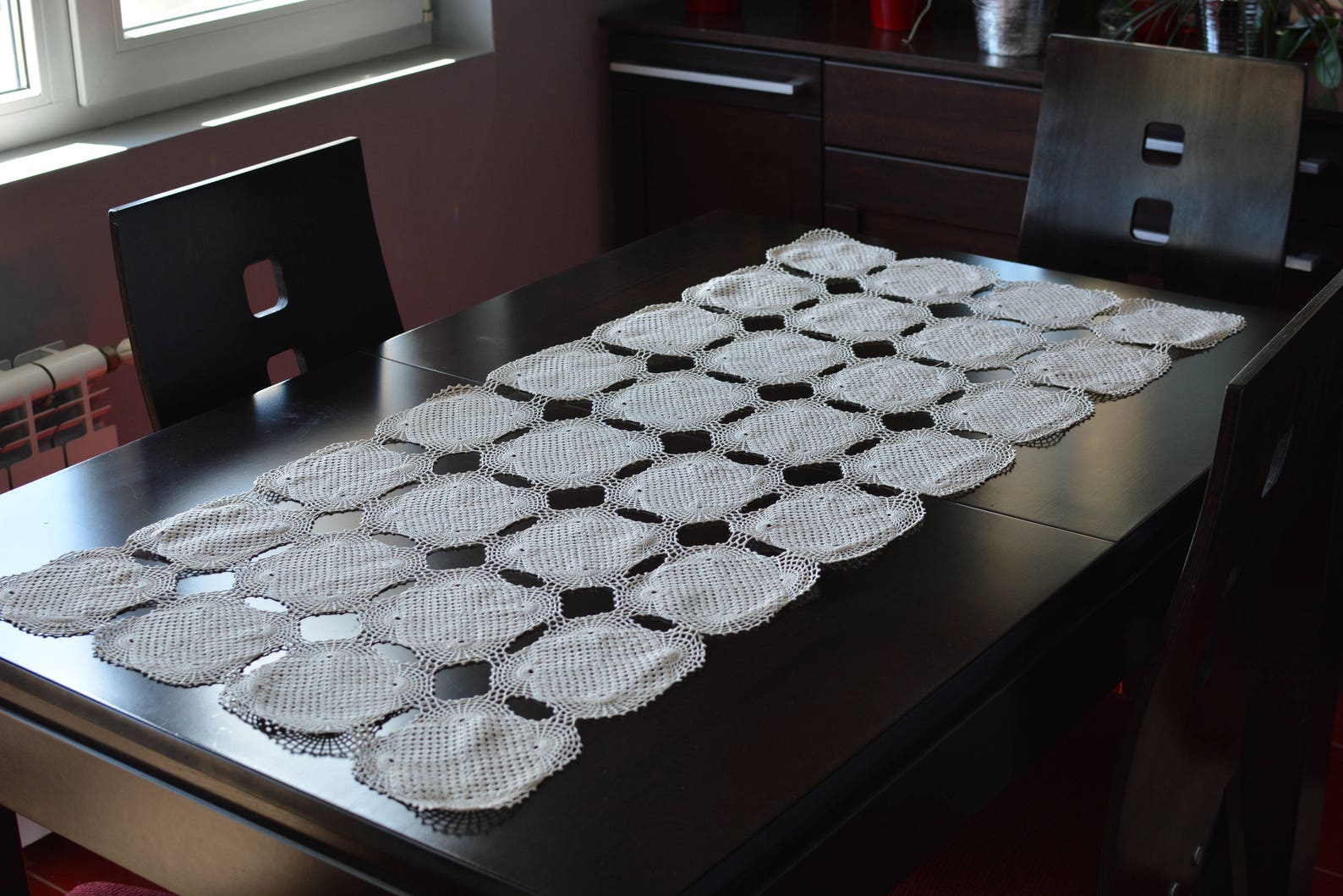 Lace Table Cover,crochet Table Cover,table Cover,lace Tablecloth,thread ...