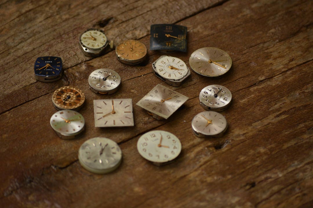 Vintage Steampunk Watch Movements Set,watches Parts,steampunk Supplies ...