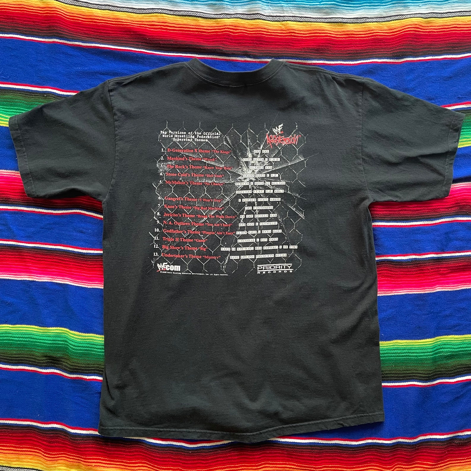 Vintage WWF Aggression Rap Album T-shirt - Etsy