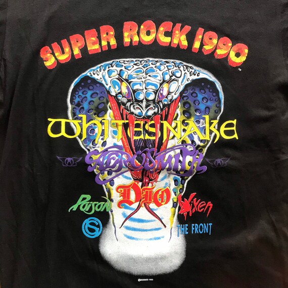 Vintage Super Rock festival Germany tour t-shirt - Gem