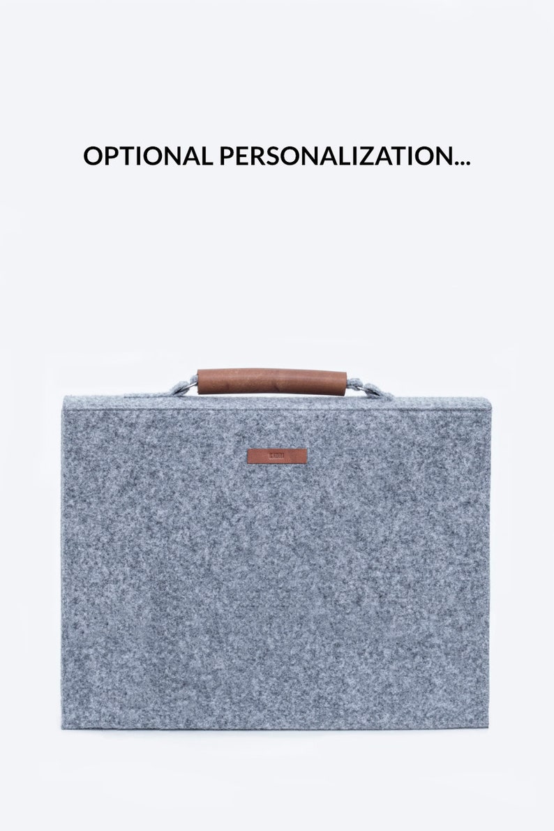 Unisex felt Briefcase / Laptop bag / Computer bag / Laptop | Etsy