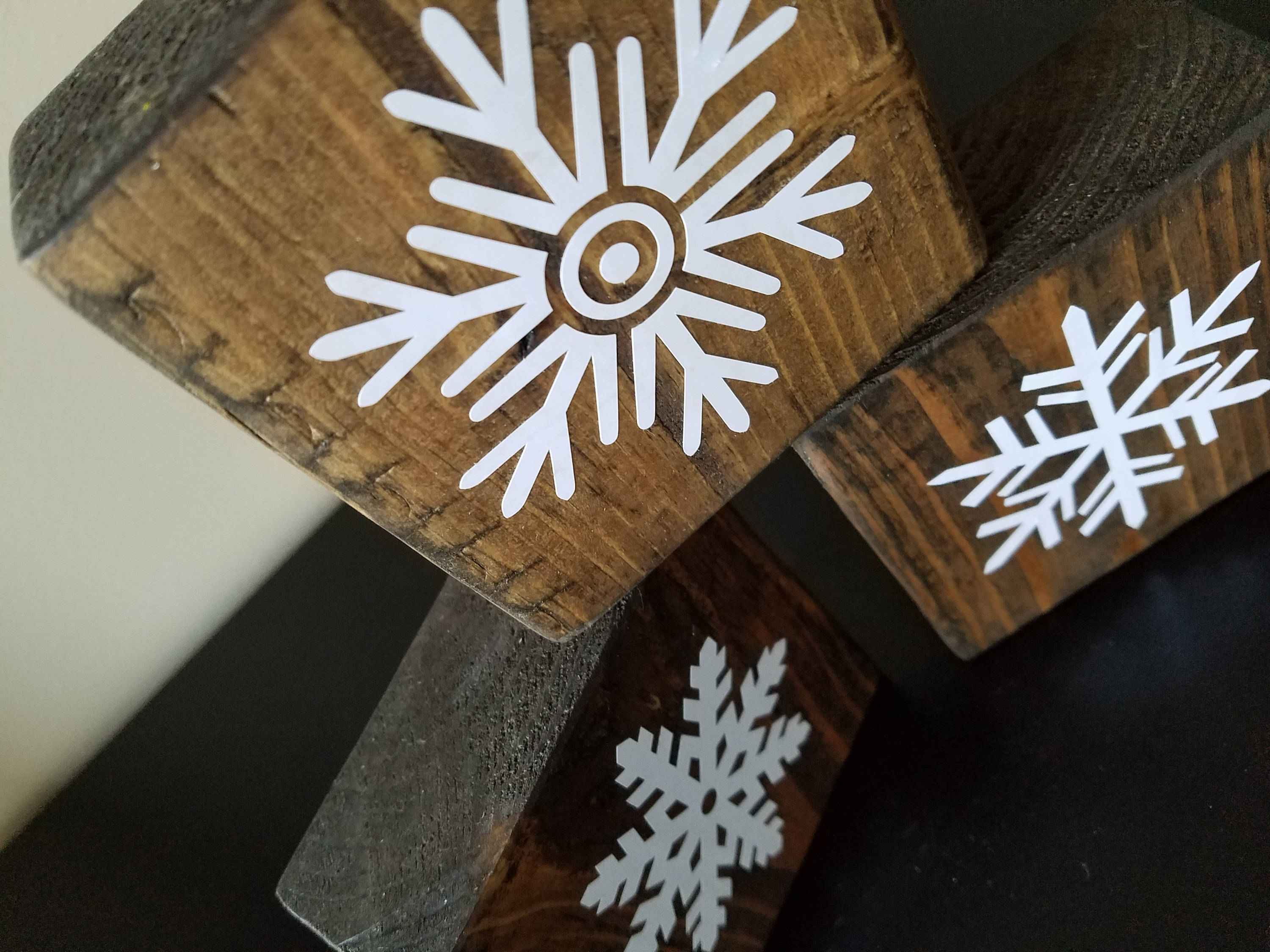 Rustic Winter Sign Farmhouse Sign Snowflake Sign - Etsy