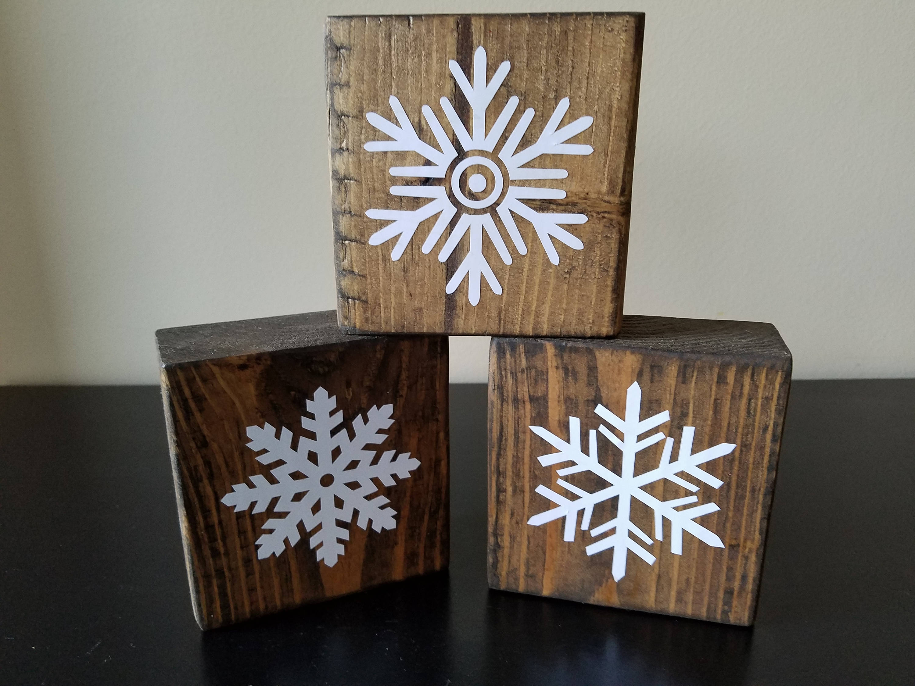 Rustic Winter Sign Farmhouse Sign Snowflake Sign - Etsy