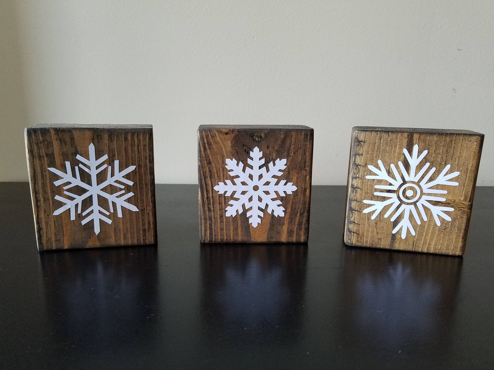 Rustic Winter Sign Farmhouse Sign Snowflake Sign - Etsy