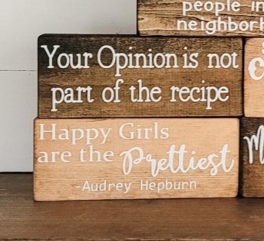 Funny Sign, Humorous Sign, Mini Signs, Funny Mini Signs, Tiered Tray ...