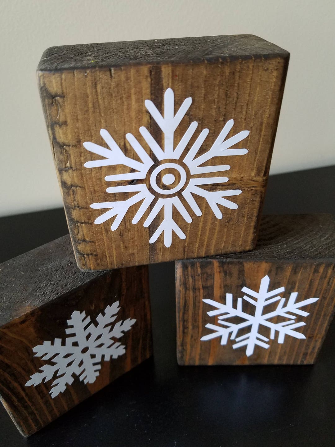 Rustic Winter Sign Farmhouse Sign Snowflake Sign Christmas Decor - Etsy