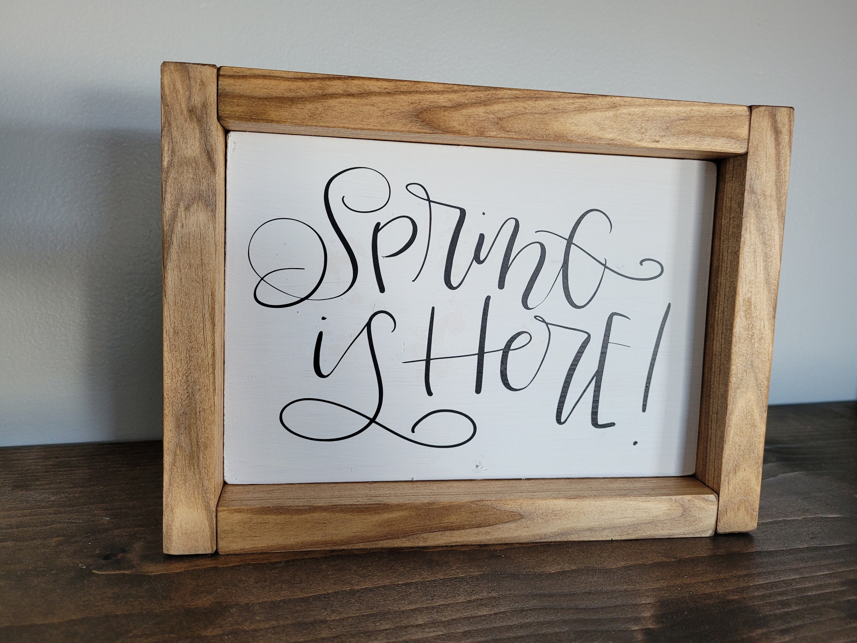 Spring is Here Sing Rustic Spring Décor Farmhouse Spring - Etsy