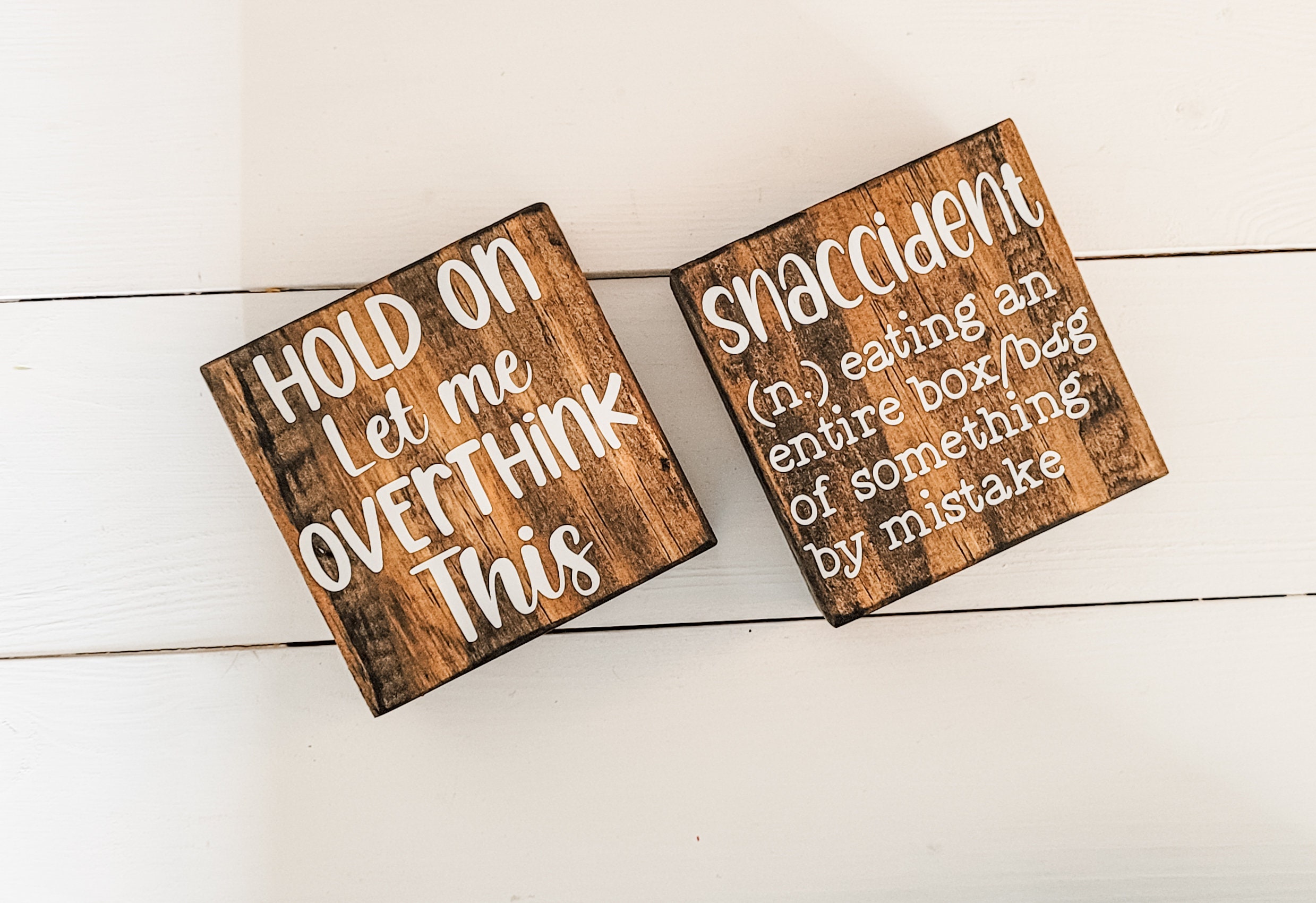 Funny Signs, Humorous Signs, Tiered Tray Signs, Desk Decor, Shelf ...