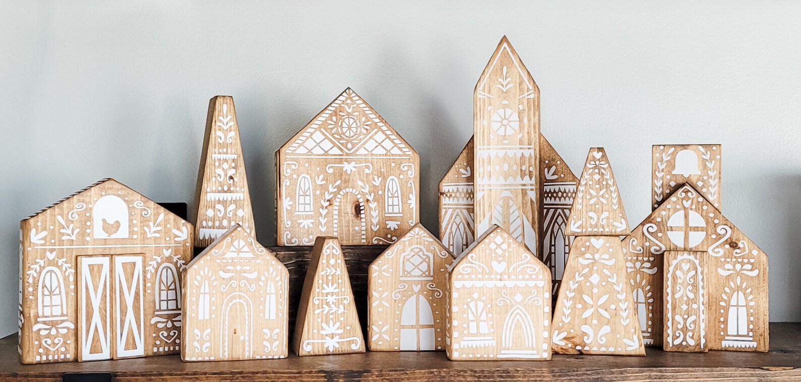 Christmas Village, Gingerbread House, Christmas Decor Gingerbread ...