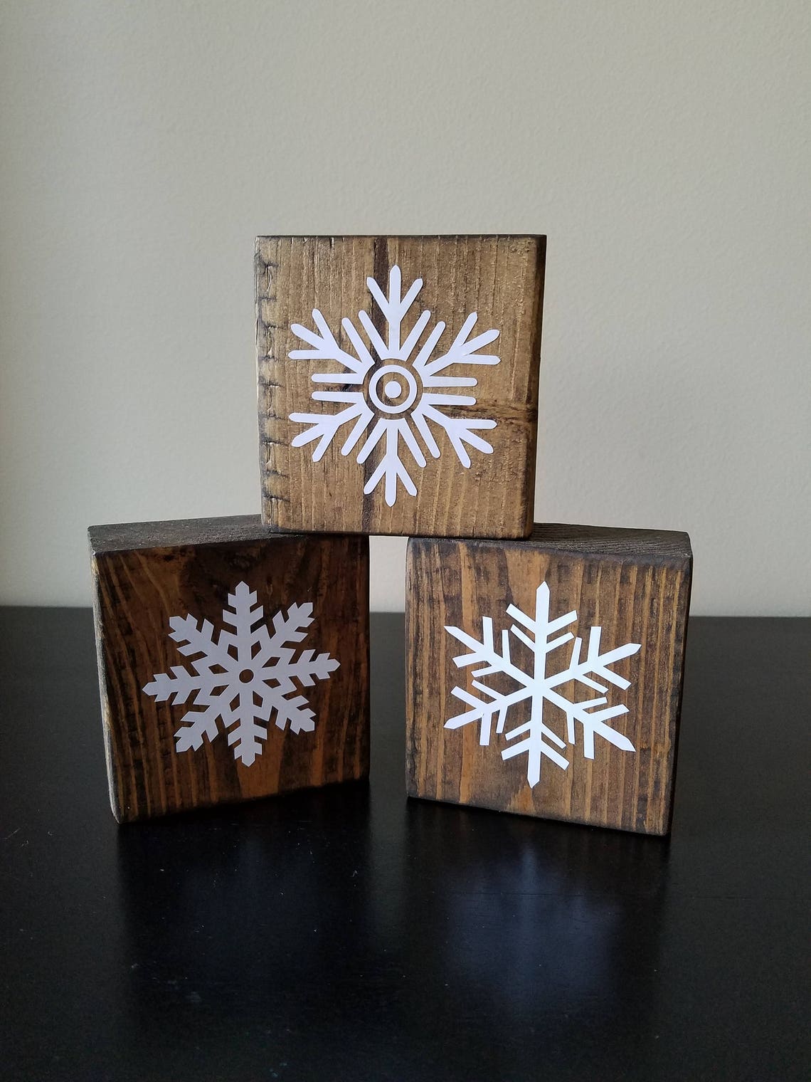 Rustic Winter Sign Farmhouse Sign Snowflake Sign - Etsy