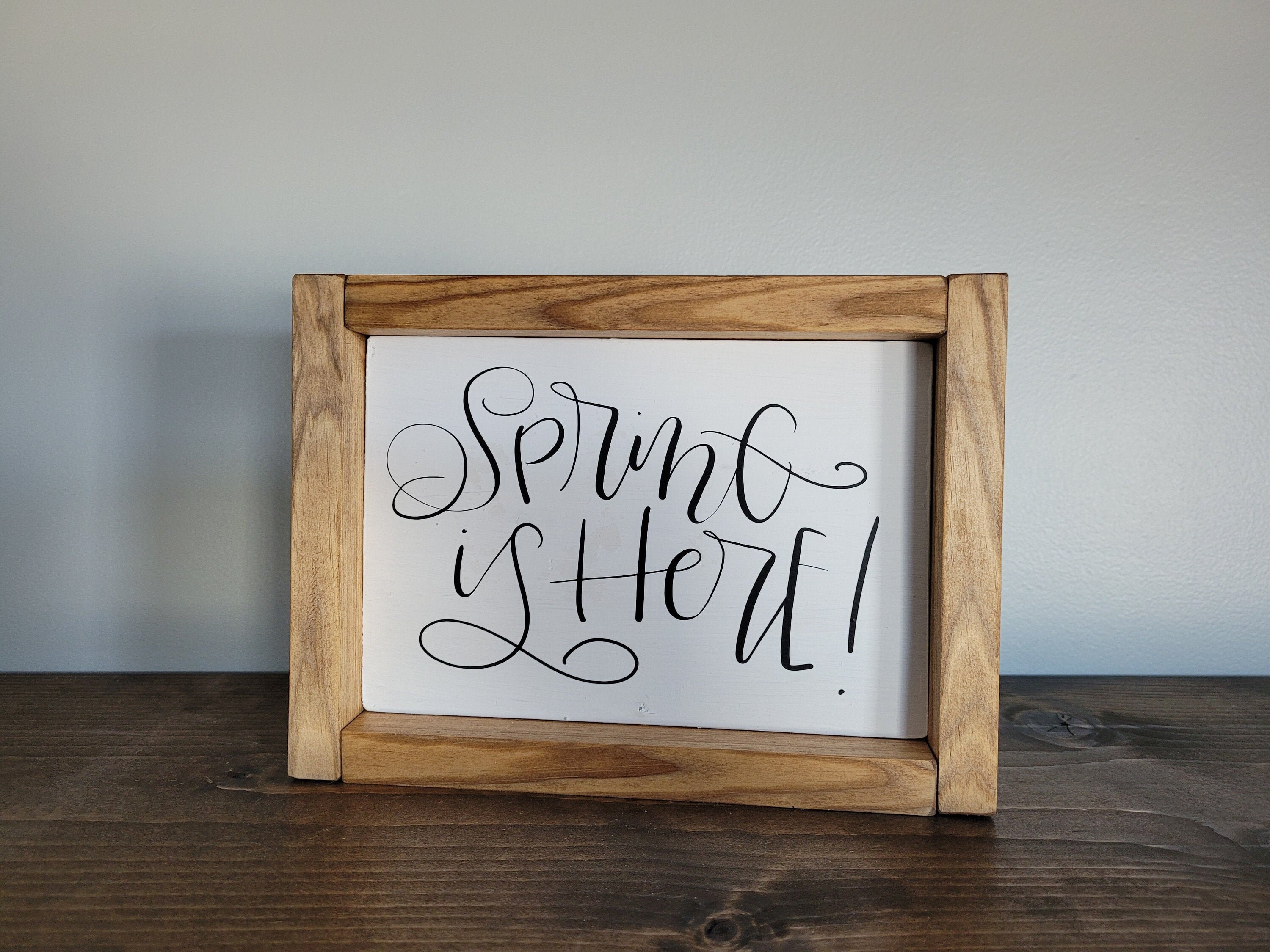 Spring is Here Sing Rustic Spring Décor Farmhouse Spring - Etsy