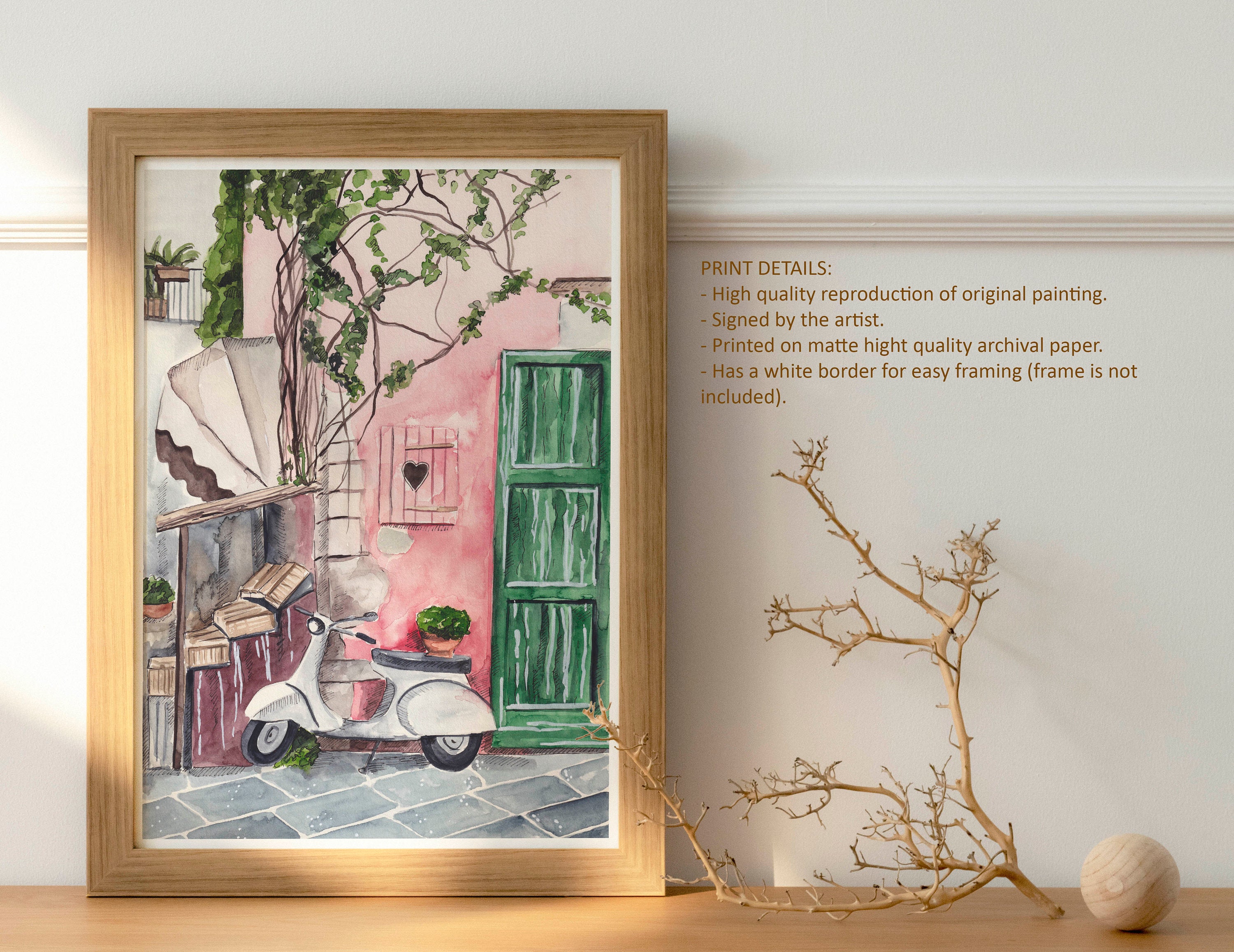 Procida Art Print - Italy Poster - Naples Travel Print - Door Art Print ...