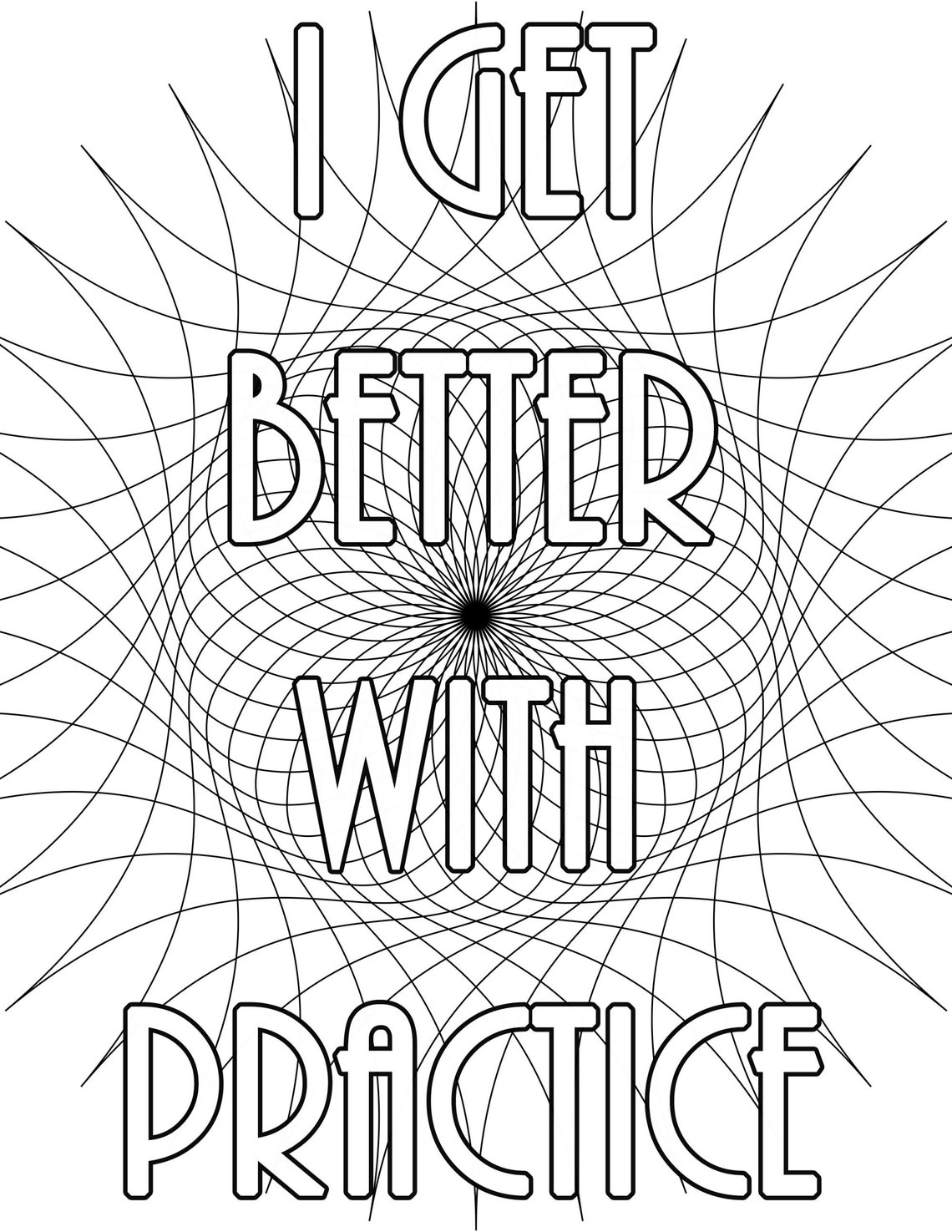 20 Motivational Posters Coloring Pages - Etsy