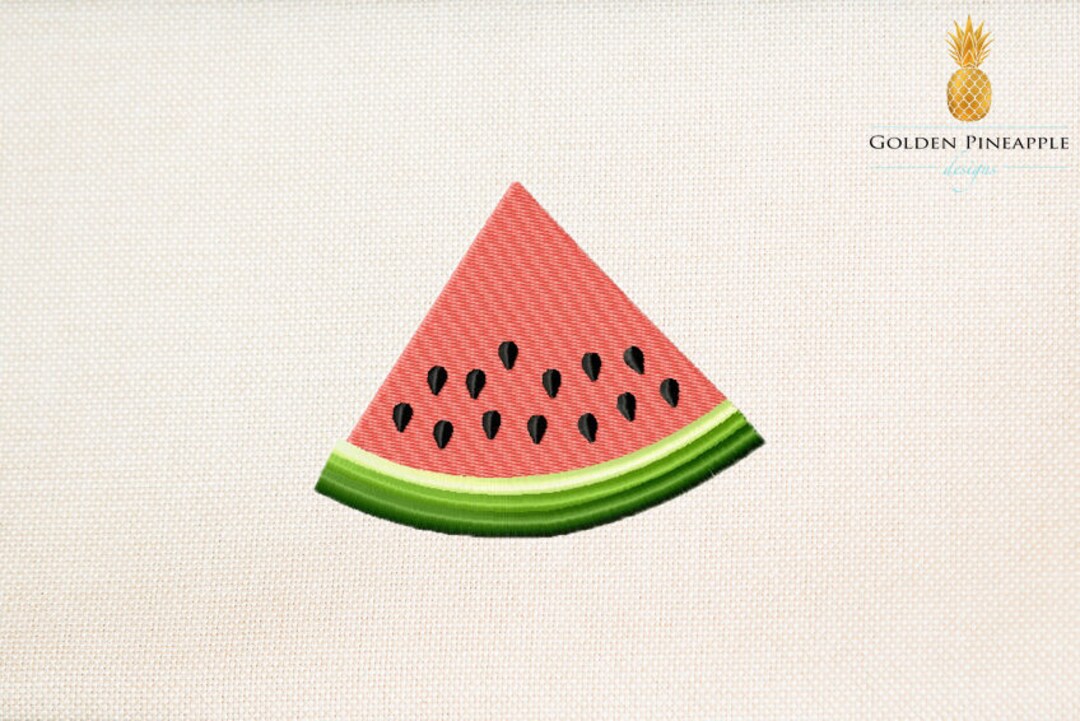 Melon Embroidery Design - 5 Sizes - Exotic Embroidery Design - Water ...