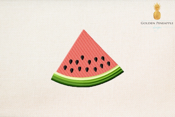 Melon Embroidery Design 5 Sizes Exotic Embroidery Design - Etsy