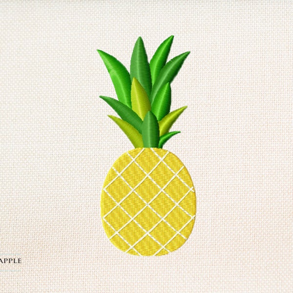 Pineapple Embroidery - Etsy
