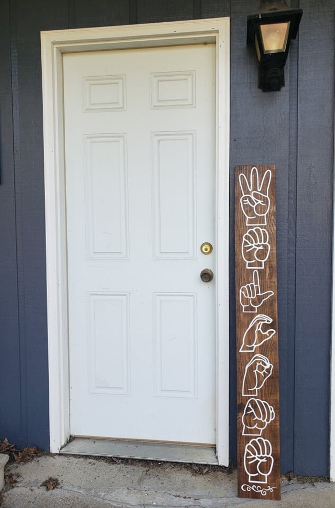 American Sign Language "welcome" Sign - Etsy