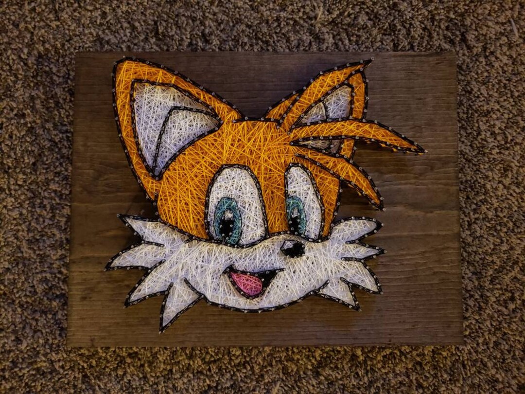 Sonic the Hedgehog: Tails String Art - Etsy