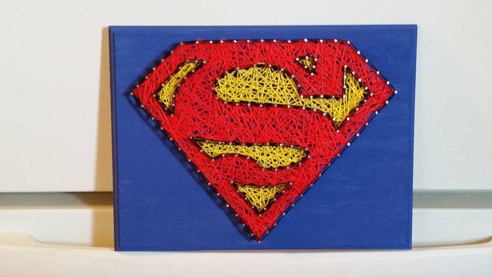 Superhero String Art - Etsy