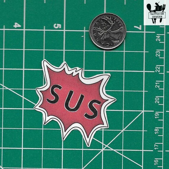 SUS Among Us sticker / magnet | Etsy