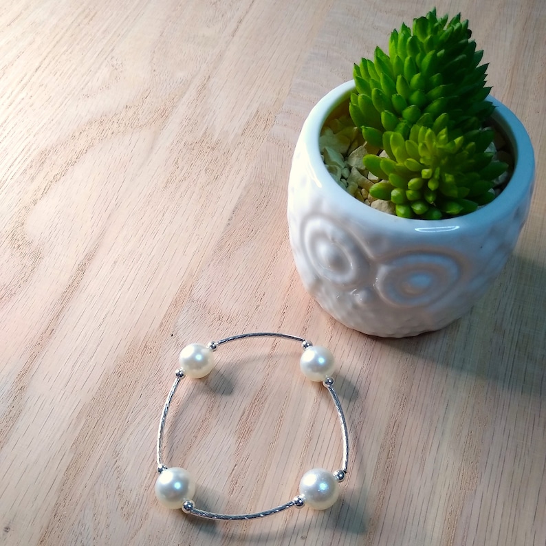 Pearl Blessing Bracelet. Gratitude, Thanksgiving, Positivity. BB1 - Etsy
