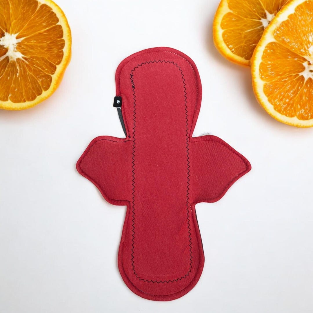 10 Inch Pad, Coral Bamboo Topper, Moderate Period Pad, Winged Pad ...