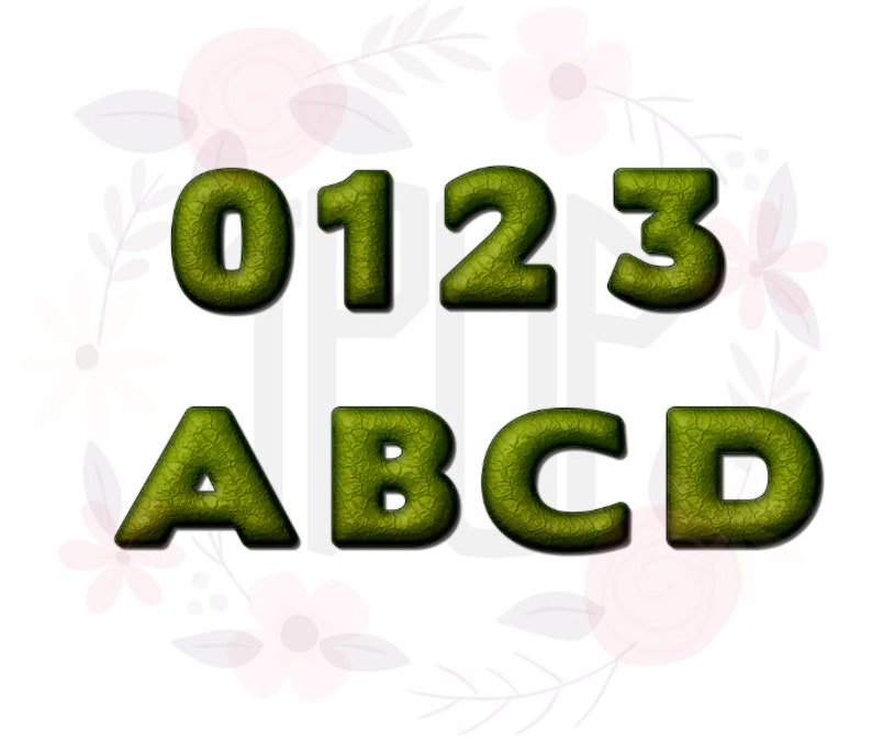 Hulk Inspired 3D Alphabet and Numbers. Instant Download - Etsy