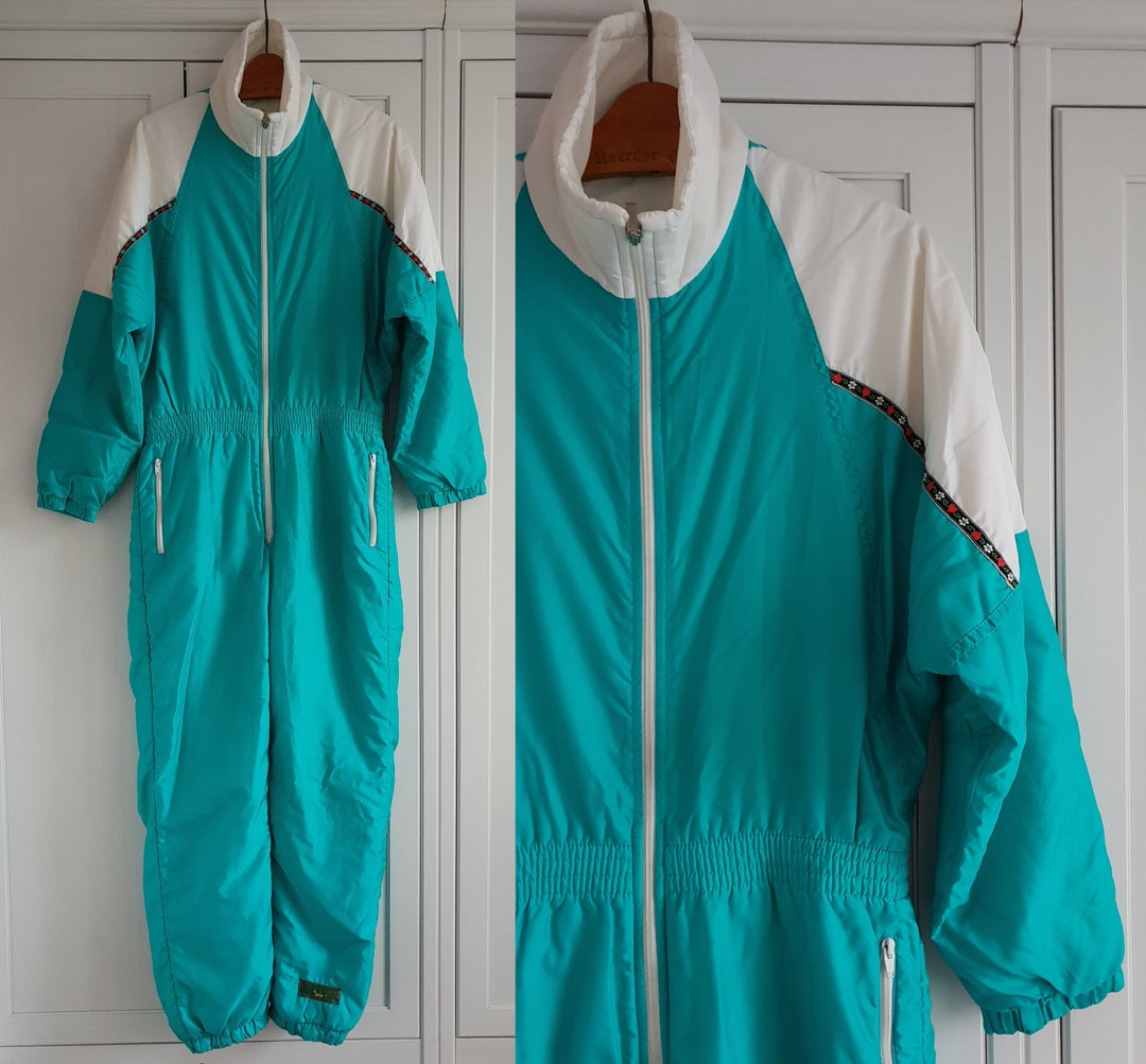 Vintage Ski Suit Trappers Winter Overalls by Jet Star Ski Jumpsuit ...