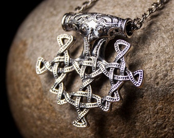 Thor Hammer Mjolnir Pendant Necklace /925 Sterling Silver/ | Etsy