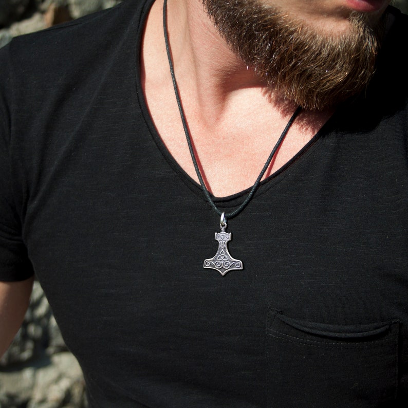 Small Thors Hammer 925 Sterling Silver Pendant Thor Hammer - Etsy