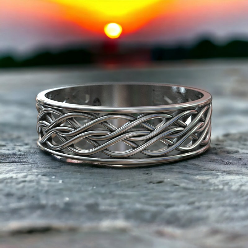 Silver Celtic Ring - Etsy