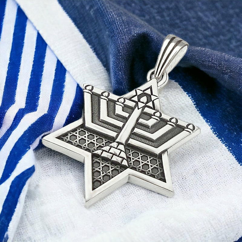 Star of David Necklace - Etsy