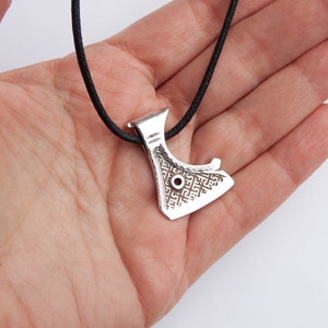 Nordic Viking Ax of Perun 925 Sterling Silver Warrior Pendant Thors ...