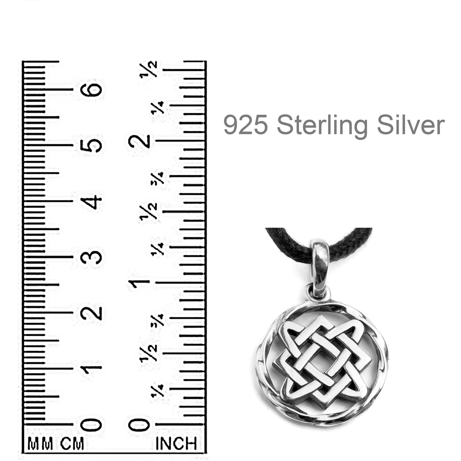 Lada Star 925 sterling silver pendant /Celtic Knot necklace | Etsy