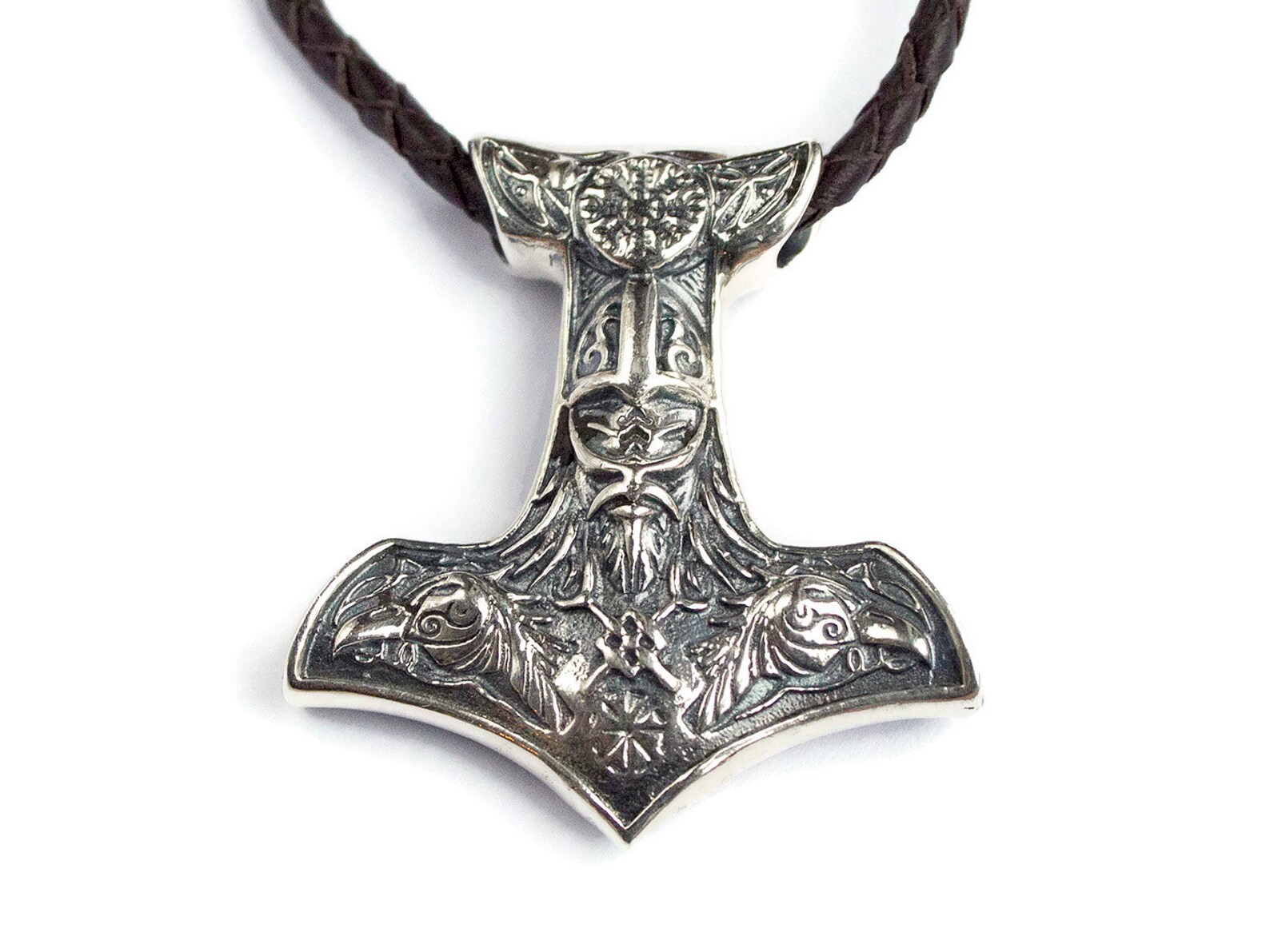 Hammer of Thor Sterling Silver necklace Thors hammer pendant | Etsy