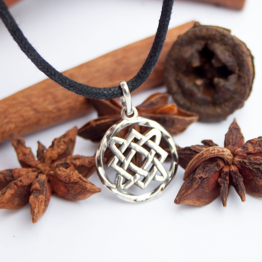 Lada Star 925 Sterling Silver Pendant /celtic Knot Necklace /wiccan ...