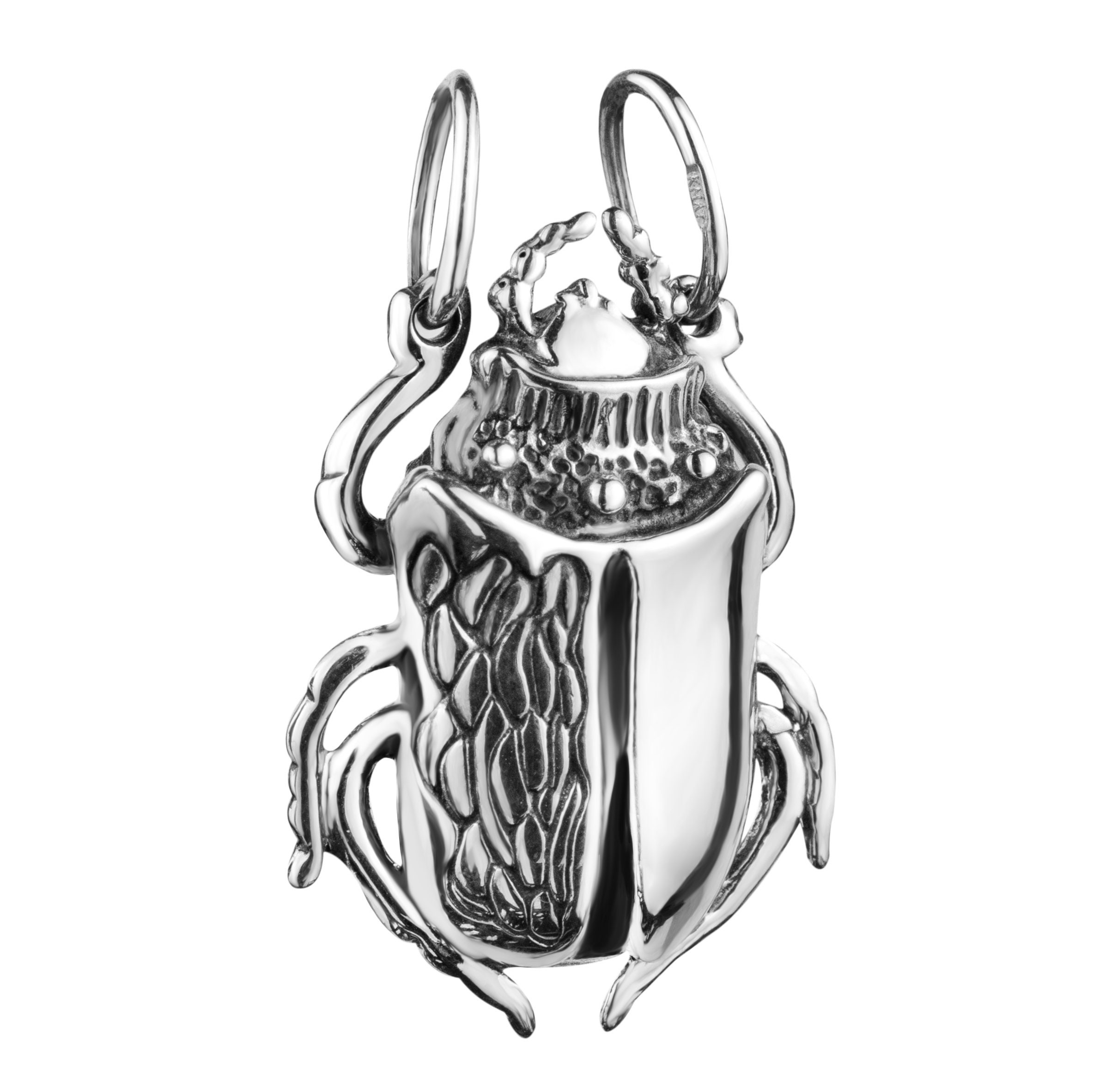 Scarab necklace 925 Sterling silver Egyptian scarab pendant | Etsy