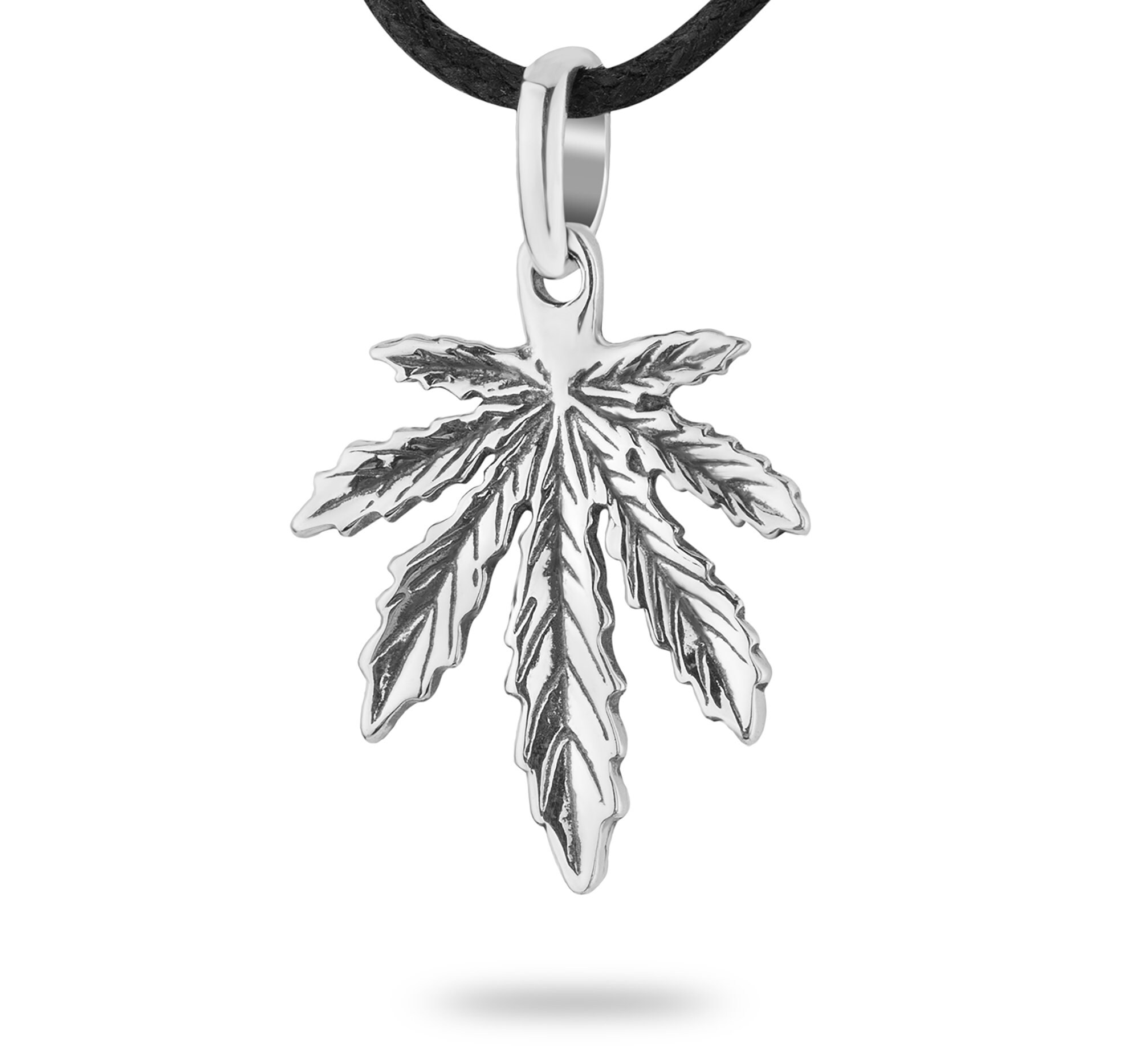 Marijuana Pot Leaf Pendant Necklace Legalize Cannabis Weed | Etsy