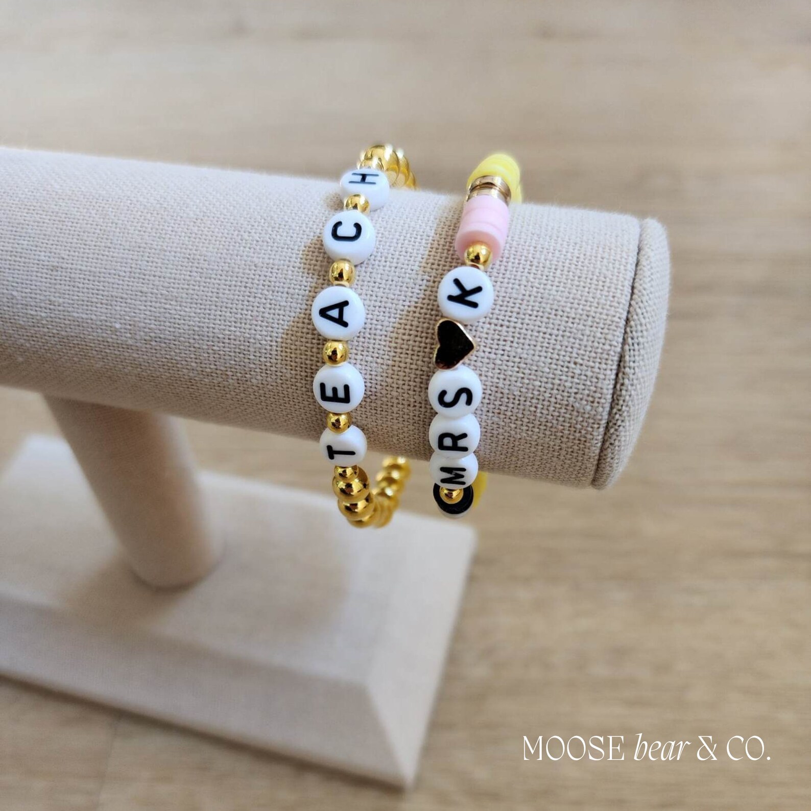 Teacher Pencil Bracelet Set, Personalized Teacher Gift Ideas, Teacher Appreciation Gifts, Happy ...