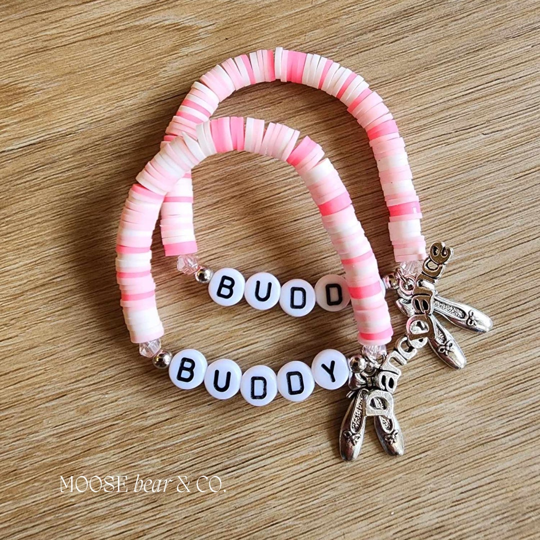 DANCE BUDDY Bracelet Set, Dance Buddy Present, 2-pack Dance Jewelry ...