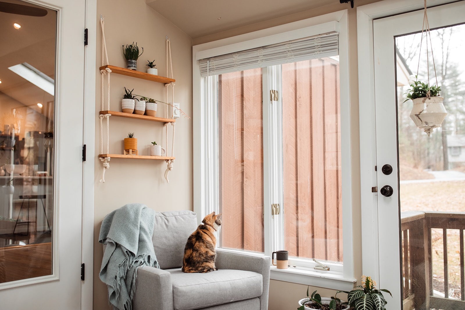 CUSTOM / Light Pine / Rope / Hardware / Minimilist / Hanging - Etsy ...